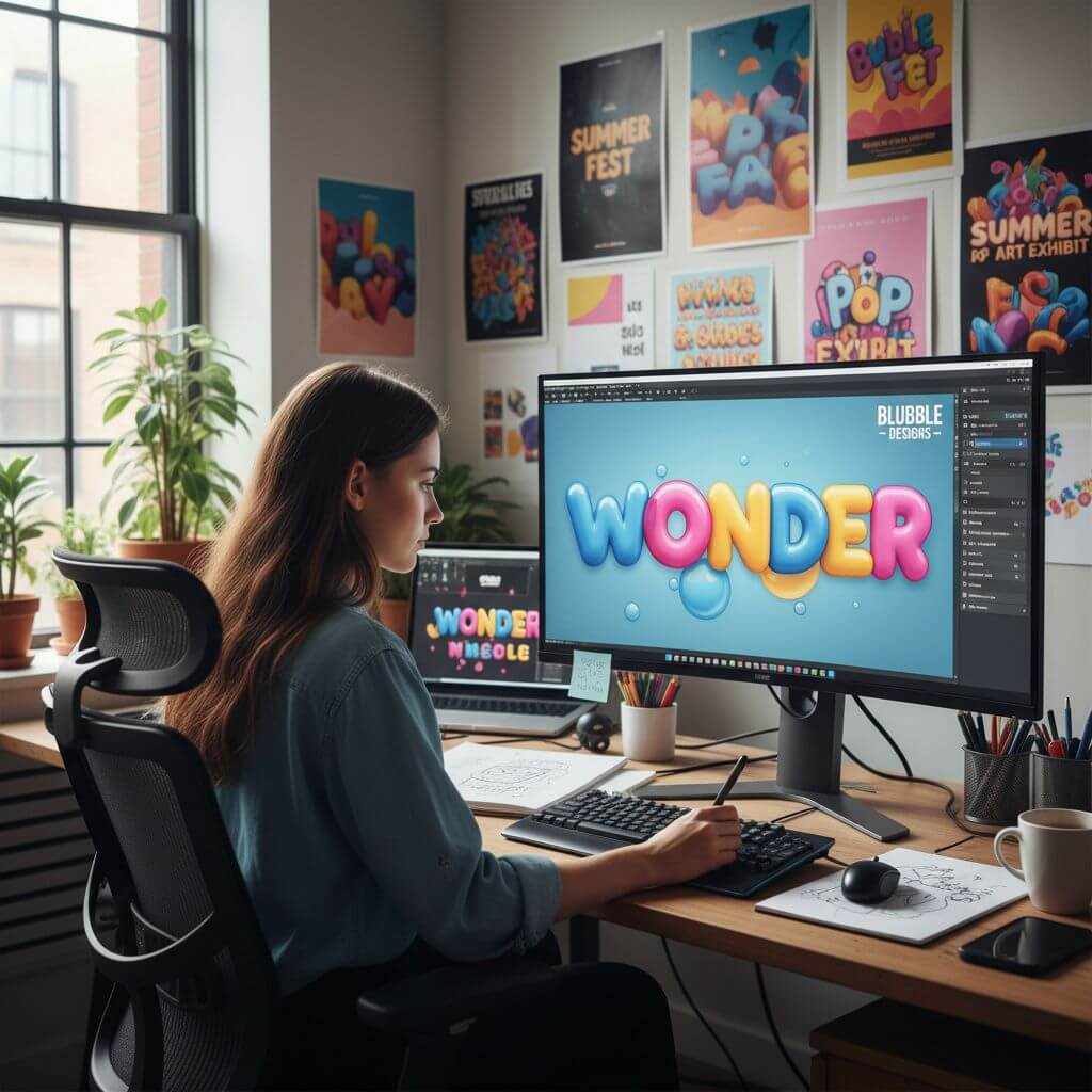 Bubble Text Effect Generator: Create Stunning Bubble Letters Instantly | Sketchto